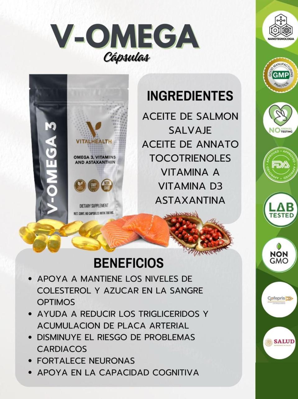 V-OMEGA 3 – Vital Suplementos Mex.