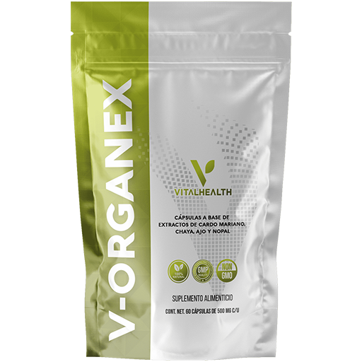 V-ORGANEX 60 CAPS. – Vital Suplementos Mex.