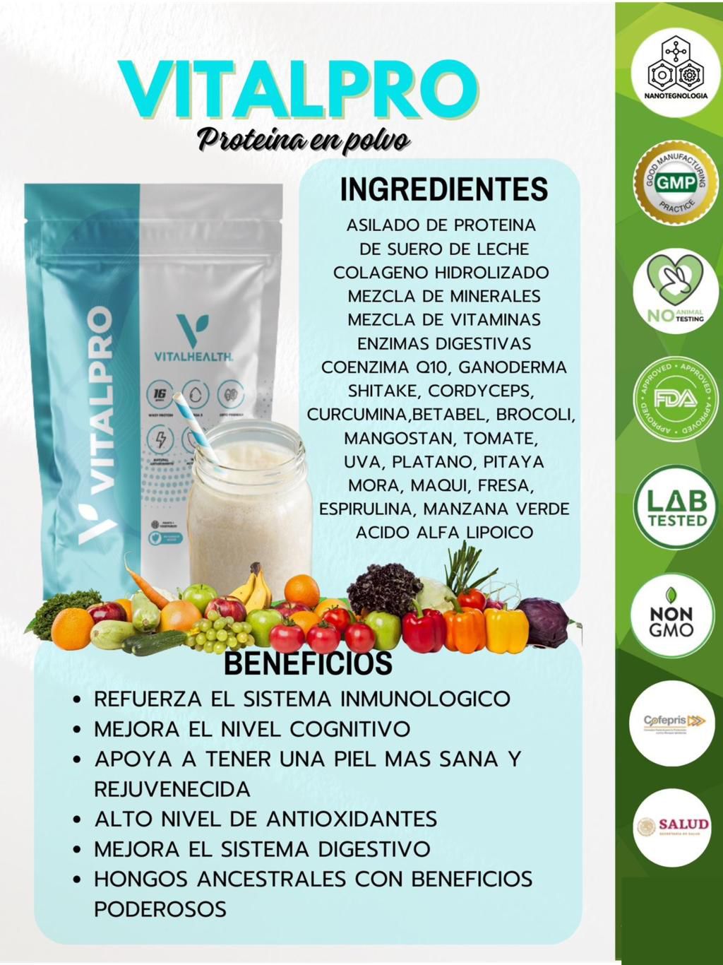 VITALPRO – Vital Suplementos Mex.